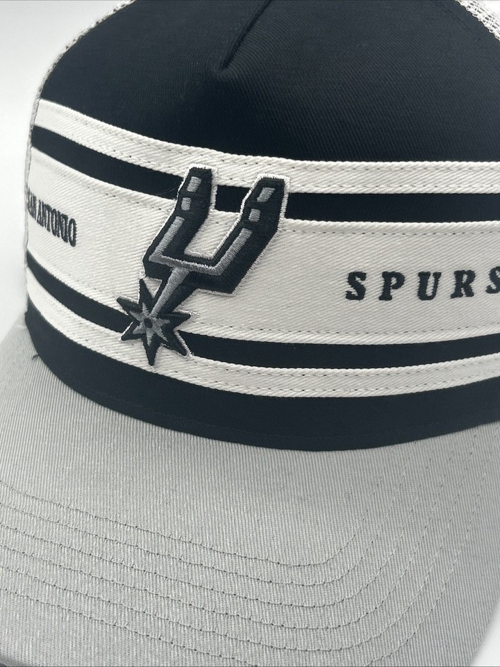 San Antonio Spurs Hat '47 "Double Team" Mesh Snapback Mystery Trucker ...