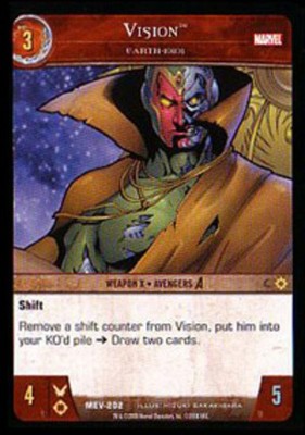 VS System: Vision, Earth-10101 [Played] VS: Marvel Evolution TCG CCG ...