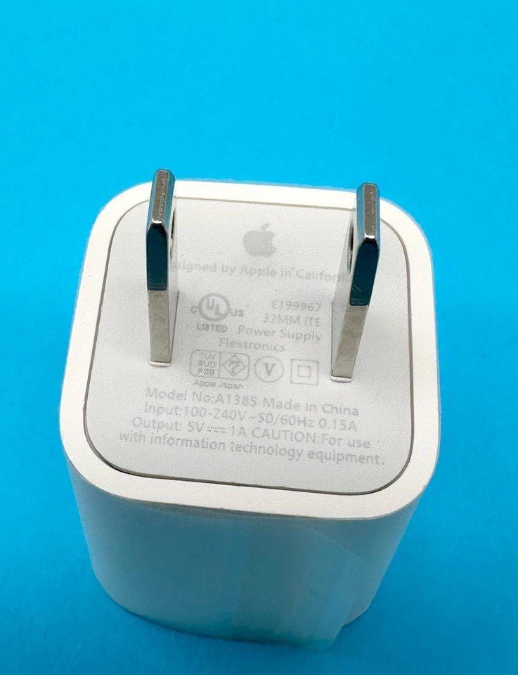 Genuine Apple USB-A Power Adapter 5W - A1385 - Used | eBay