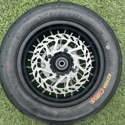 Razor Supermoto 10 Wheel Set Electro Co Kenda Curve Tire Rims 90/90-10 ...