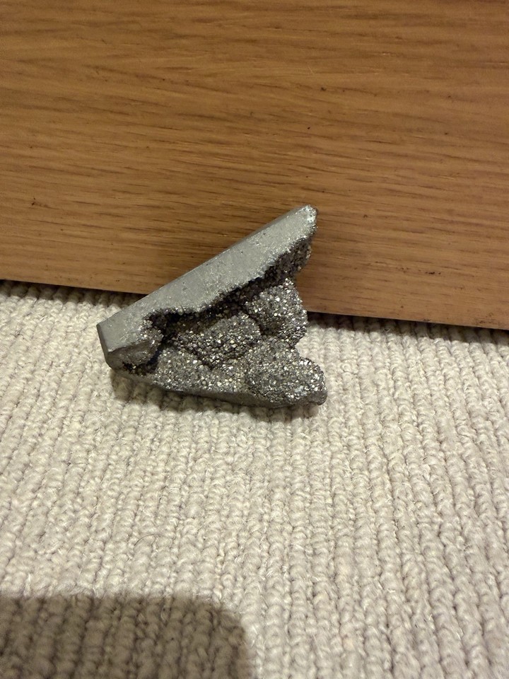 Raw Pyrite Crystal Unique Shape Silver Shiny | eBay UK