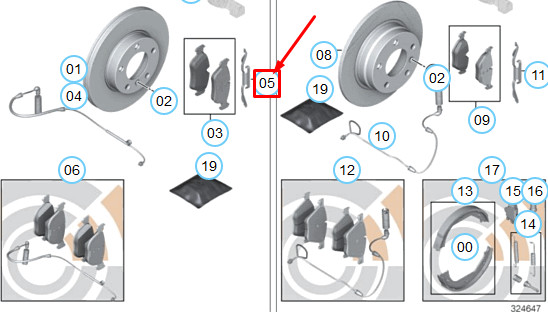 Haltefeder Feder bremssattel Original BMW / MINI Teilenummer ...