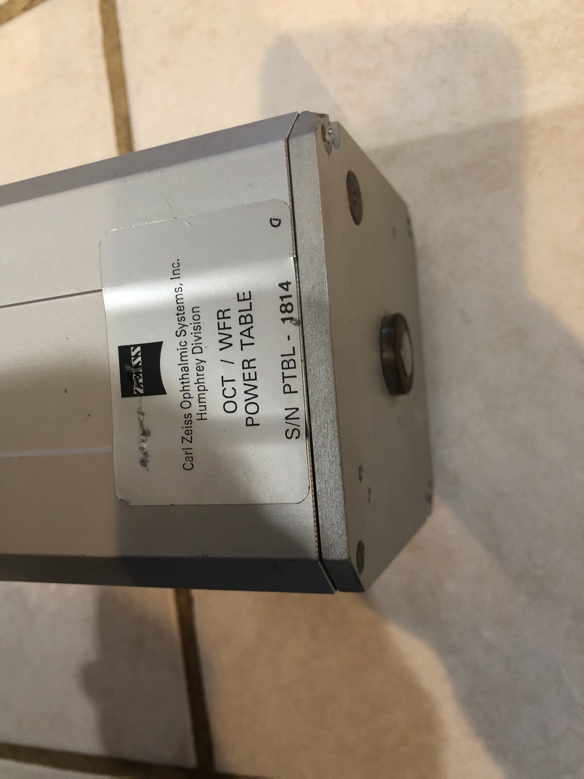 ZEISS Model 3000 OCT/WFR POWER TABLE Linear ACTUATOR Magnetic AG CH ...