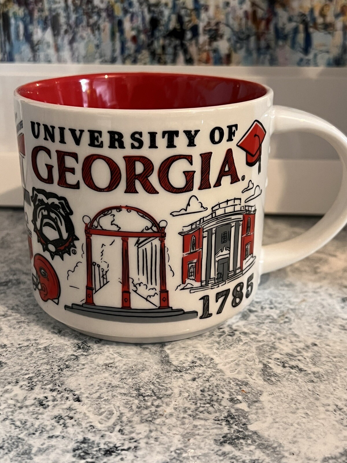 Starbucks University of Georgia Coffee Mug Been There Series 14oz NEW ...
