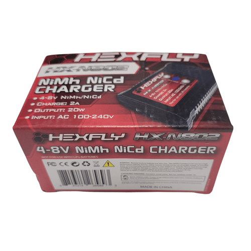 Redcat Hexfly Battery Charger Hx-n802 2A 4-8 Cell Nimh Ez-Start Tamiya ...