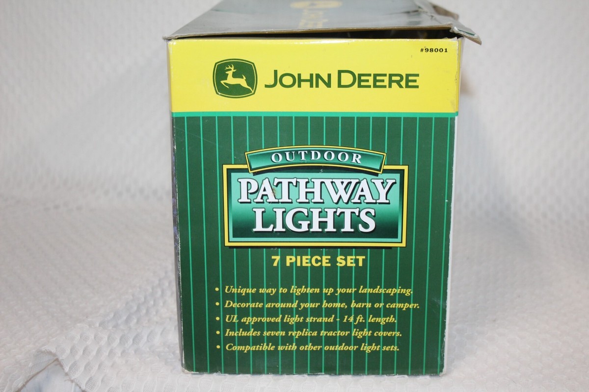 John Deere Pathway Sidewalk Farm Tractor 7 Piece Light Set
