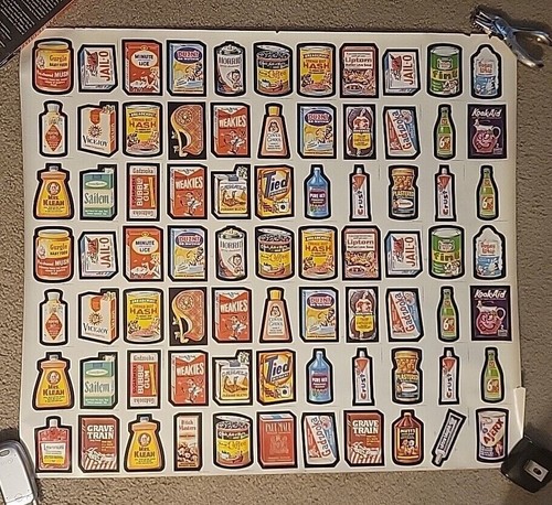 1973 Topps Wacky Packages Large Mail Away 1st Issue Weakies Wall Poster ...