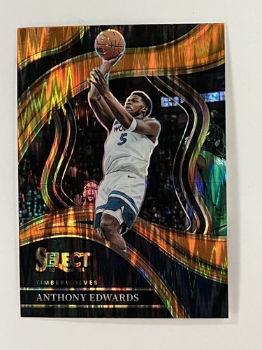 2023-24 Select NBA TWolves Anthony Edwards #237 SP Courtside Orange ...