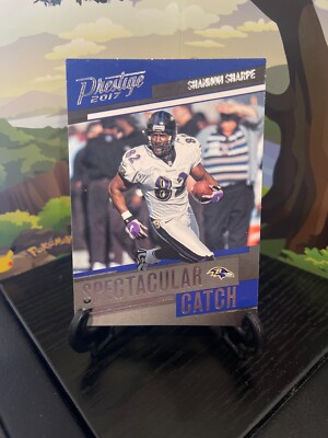 2017 Panini Prestige Spectacular Catch Shannon Sharpe #23 Football Card ...