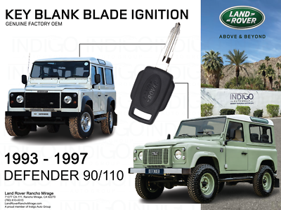 Land Rover Defender 90 110 Key Blank Shank Blade Ignition Genuine OEM ...
