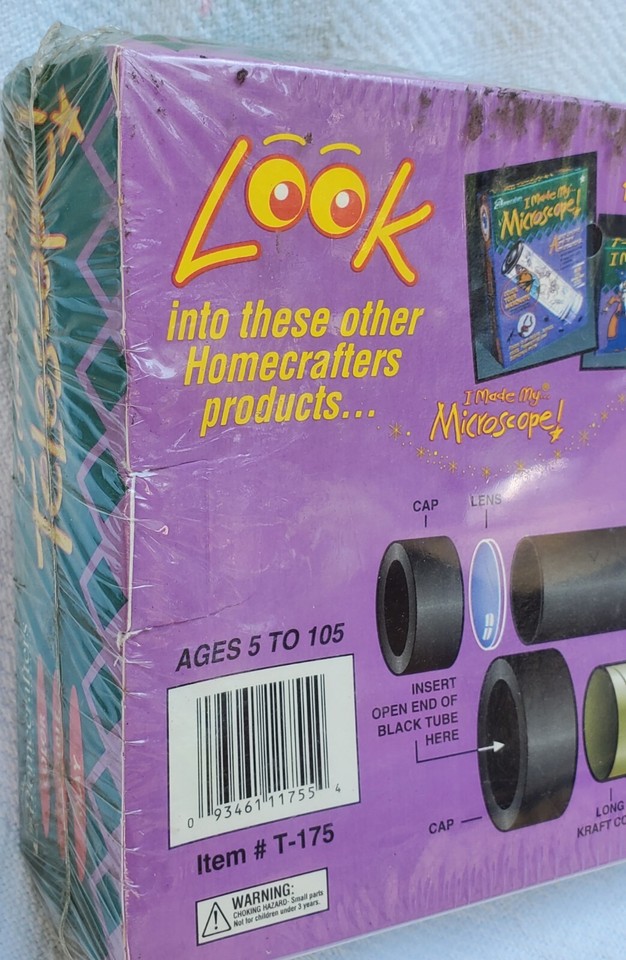 Vintage 1996 Toy Telescope & Craft Kit Galileo Galilei NEW & SEALED ...