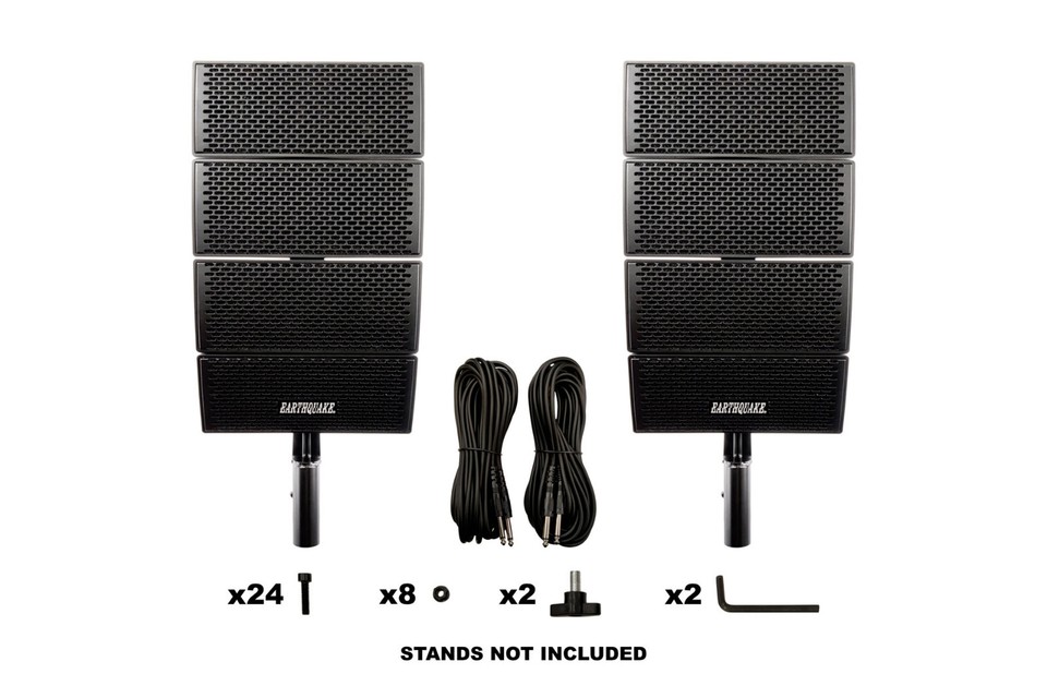 Earthquake Sound DJ-QUAKE-ARRAYS Gen 2 Portable DJ Line Array Speaker ...