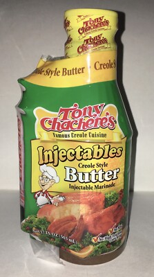 Tony Chachere's Injectables Famous Creole Style Butter Marinade 17oz w ...