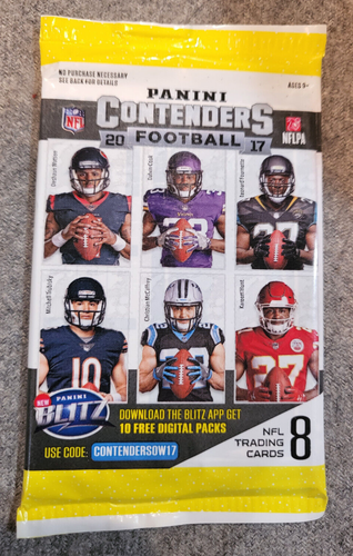 2017 Panini Contenders Football 8 card pack- Complete checklist within ...