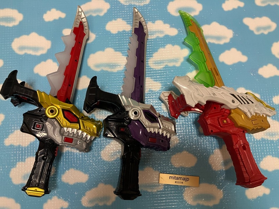 BANDAI Power Ranger Dino Fury Ryusoulger DX Ryusoulken Saber Morpher 3p ...