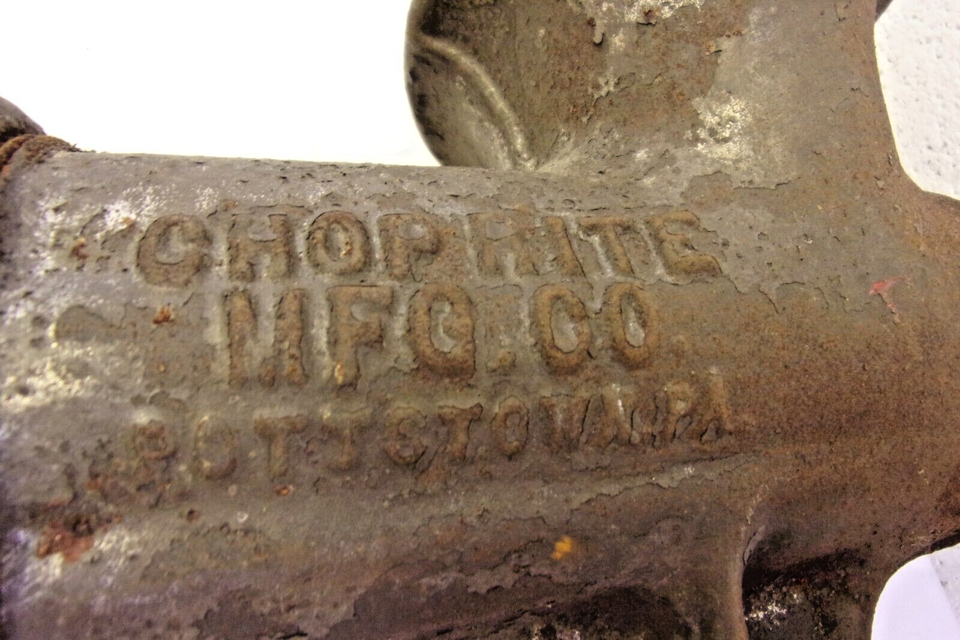 Antique Chop Rite Clamp-Down Meat Grinder Model 10 BARN FIND | eBay