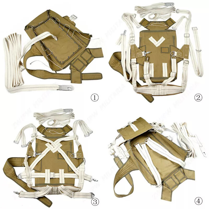 Replica WW2 Parachute Bag Airborne T-5 Parachute Army D-DAY ...