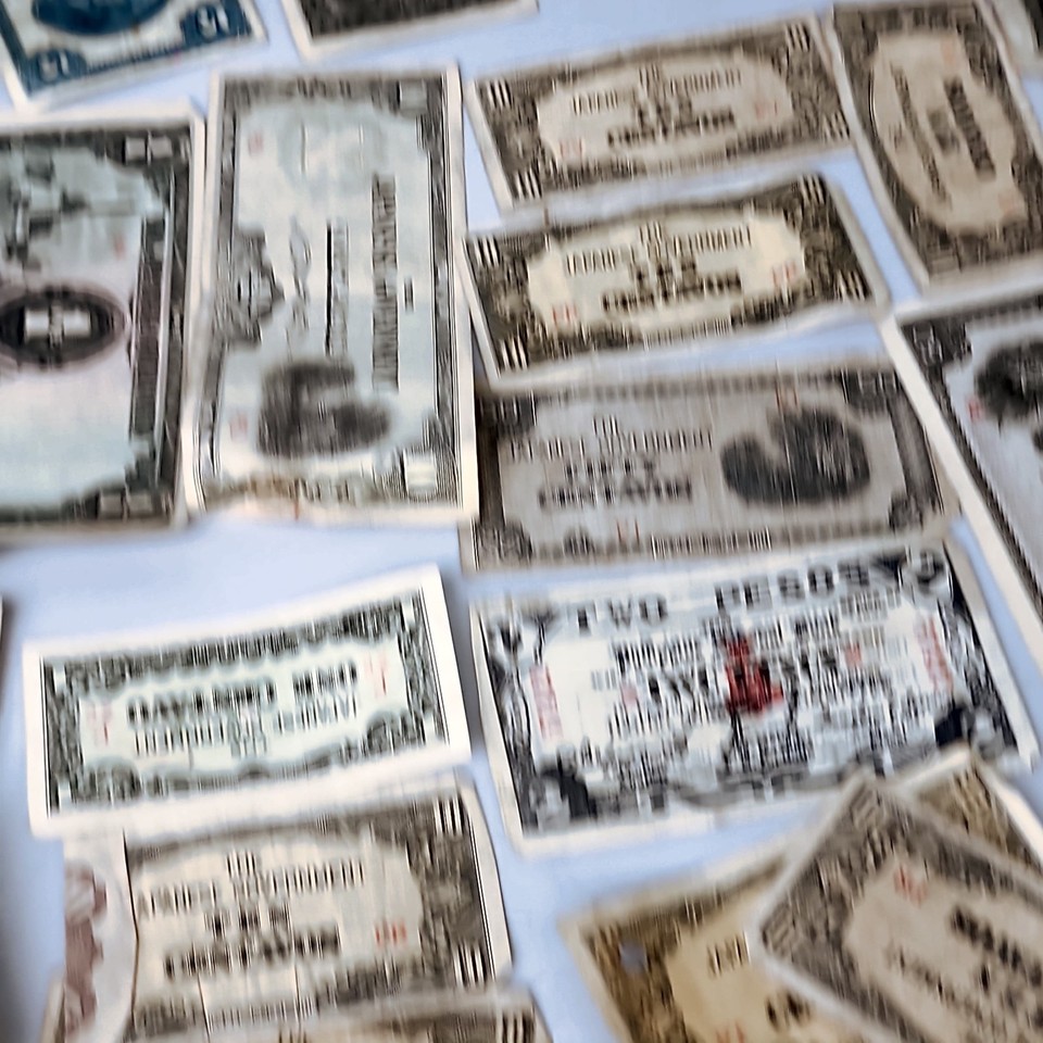 WWII Japanese Invasion Money Philippines Dutch French Banknote Lot | eBay