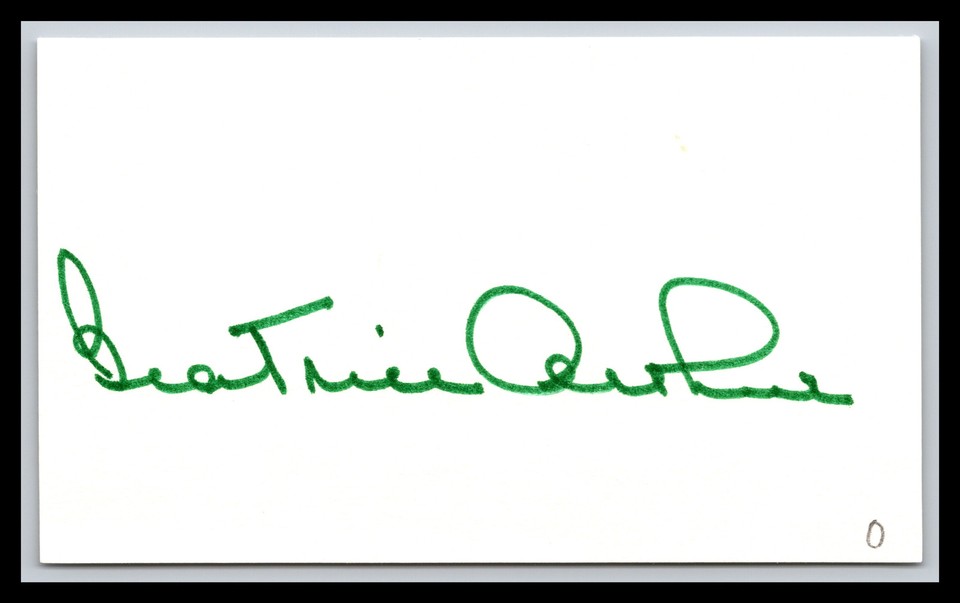 Beatrice Arthur - Actress - 3x5 Card - Signed / Autograph (o) | eBay