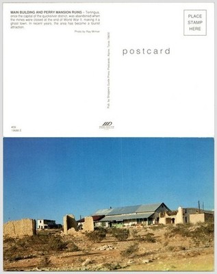 Terlingua Perry Mansion Ruins Postcard '60s TX Ghost Town MWM | eBay