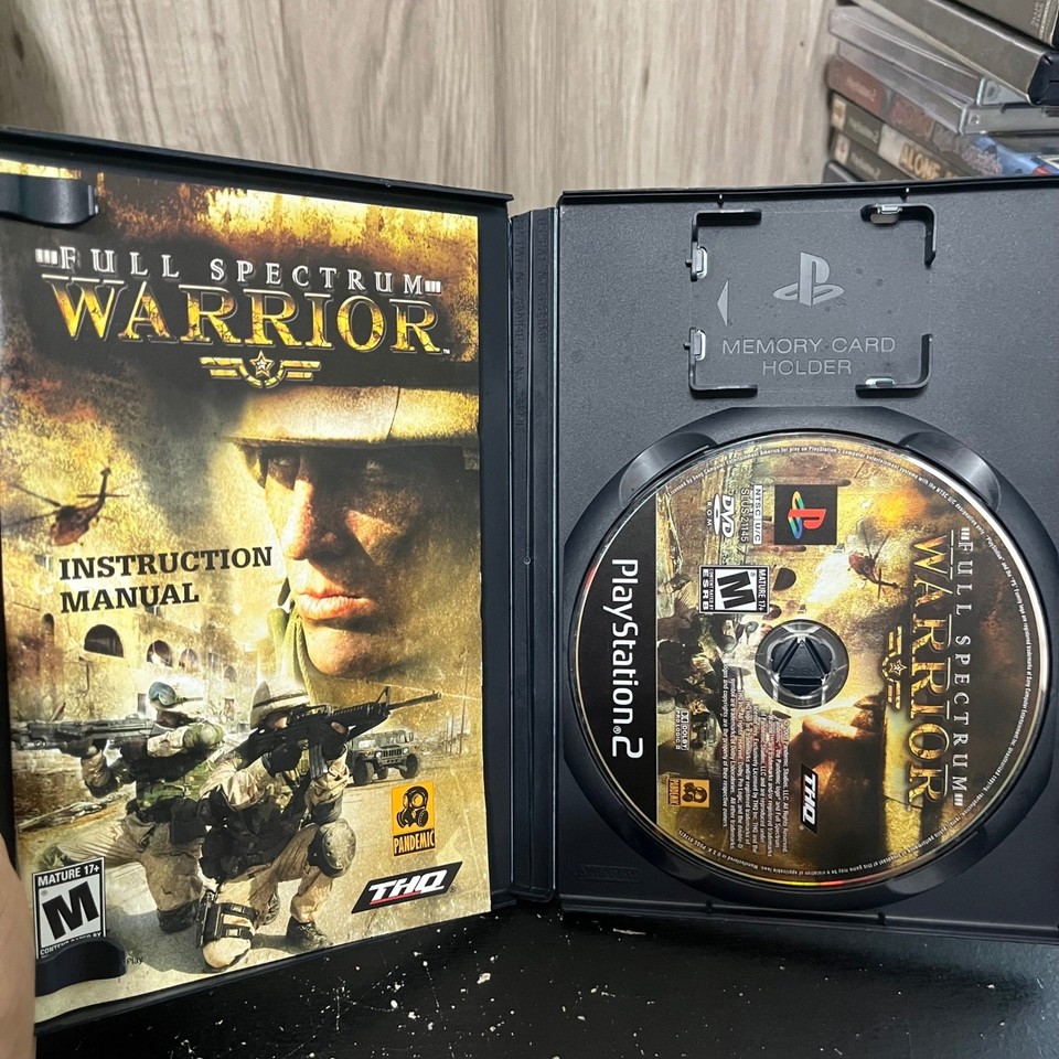 Full Spectrum Warrior - PS2 - PlayStation 2 - Complete w/ manual ...