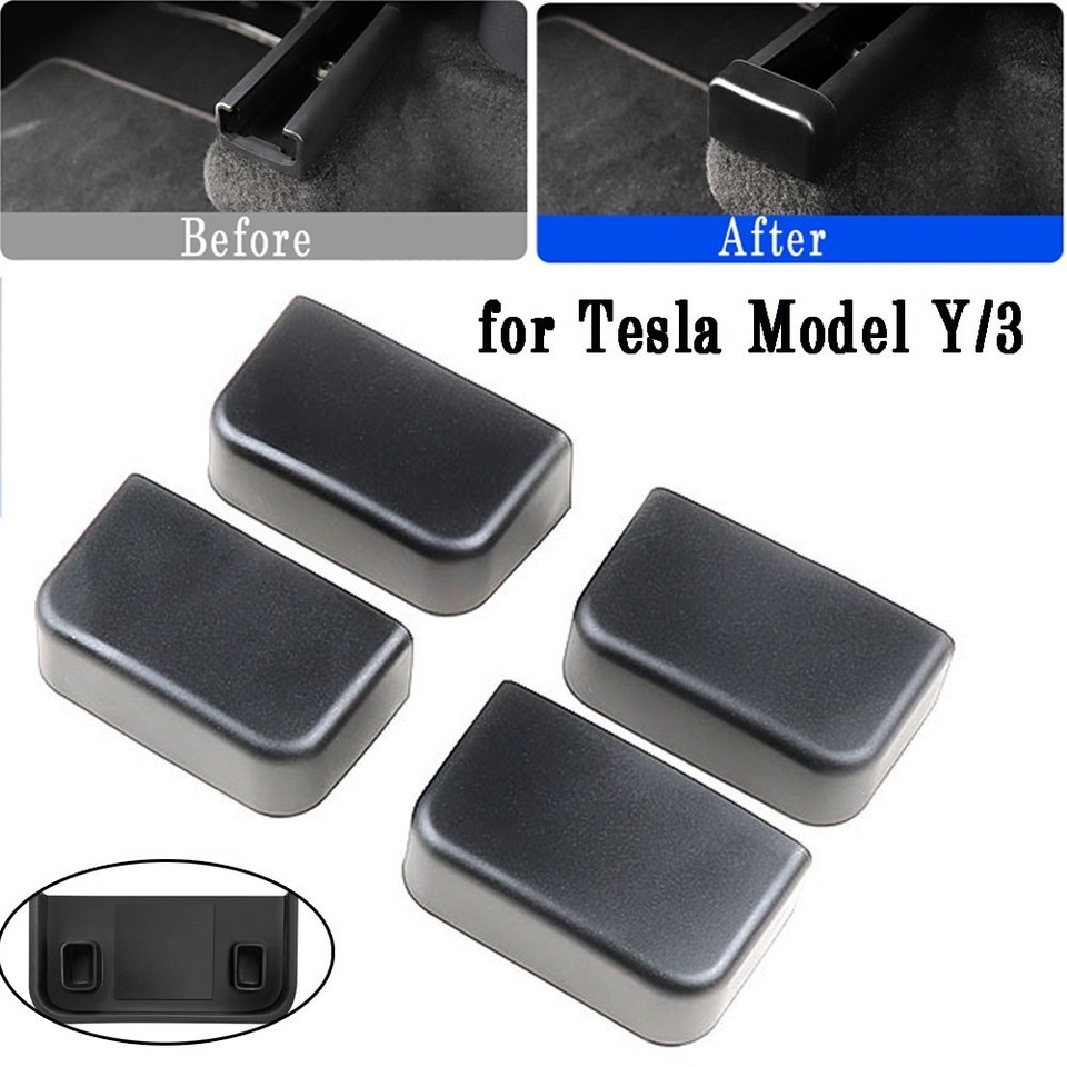 Rear Seat Slide Rail Rubbers For For For For Tesla Model Y Anti Kick ...