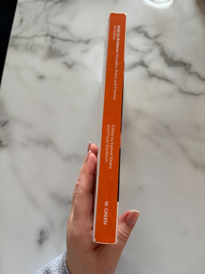 Raitt on Evidence: Principles, Policy and Practice by Eamon Keane, Fraser... | eBay UK