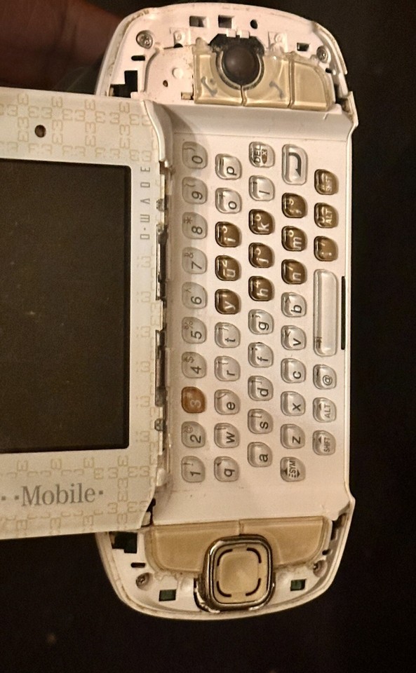 Vintage D-WADE LTD EDITION T-Mobile Sharp Sidekick 3 White PHONE ONLY ...