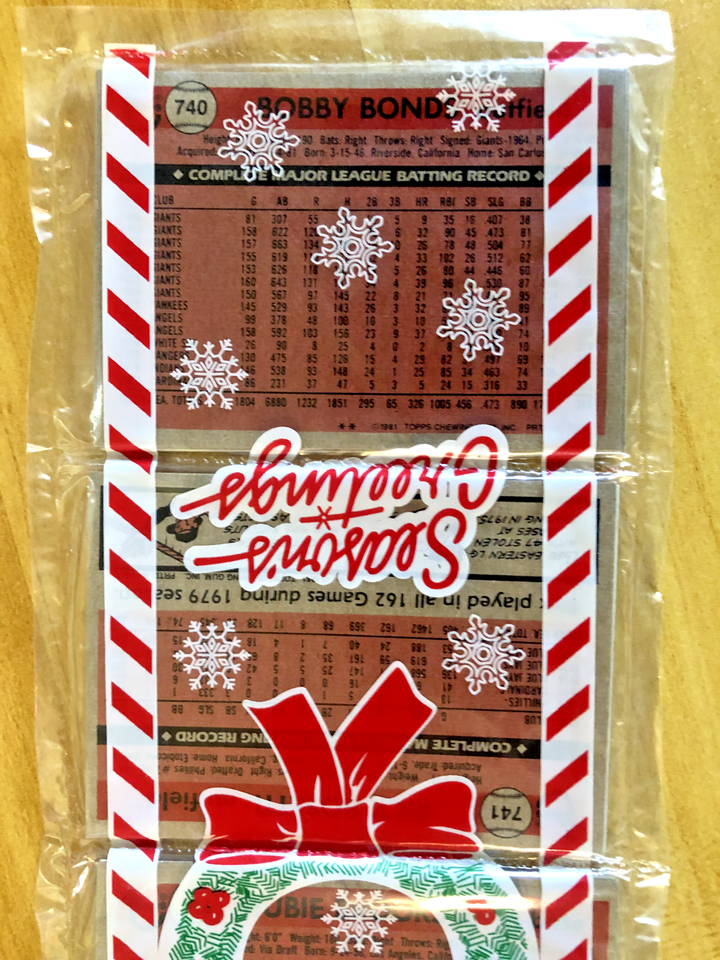 1981 TOPPS ~ XMAS RACK PACK ~ Tim Raines ROOKIE, Bobby Bonds on BACK | eBay