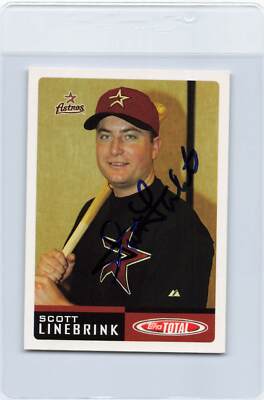 2002 Topps Total #818 Scott Linebrink Astros Signed Auto *J1510 | eBay