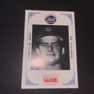 1991 New York Mets Nobody Beats The WIZ #275 John Mitchell | eBay
