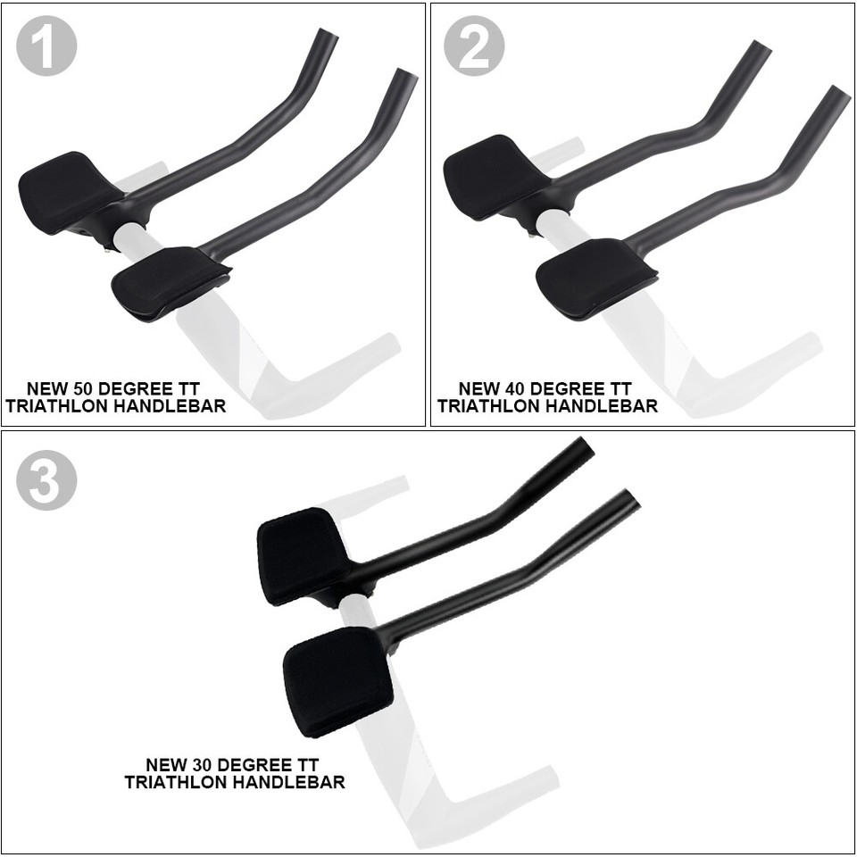 Carbon Triathlon Handles Bike Triathlon Extender 30°/40°/50°TT ...