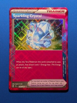 Sparkling Crystal 142/142 - Stellar Crown - Pokemon TCG - ACE SPEC Rare ...