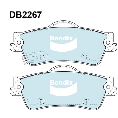 Bendix SRT Brake Pad Set Rear DB2267 SRT | eBay