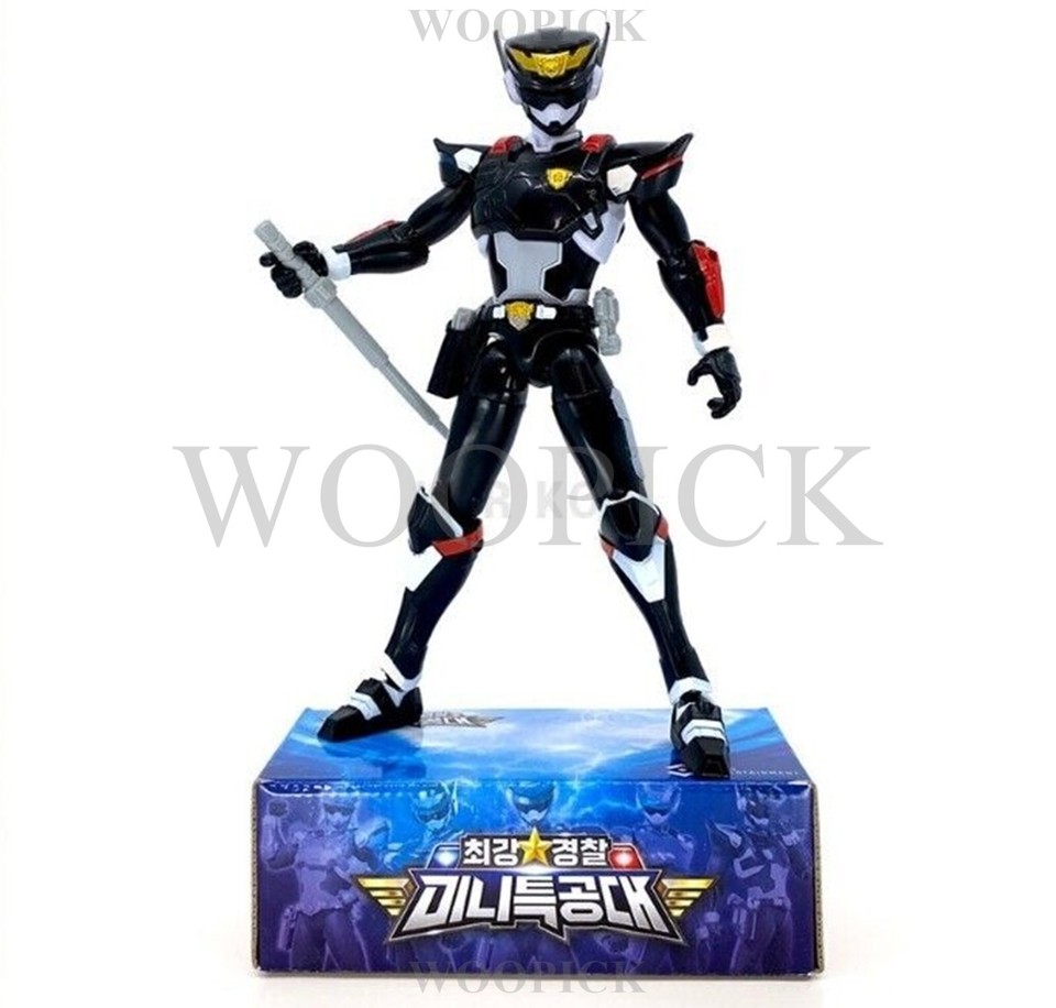 Miniforce Super Cops RAY Black Police Ranger Mini Force Action Figure ...