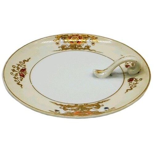 Noritake Nappy Lemon Serving Dish/Tray Porcelain Gold/Red Floral Japan ...