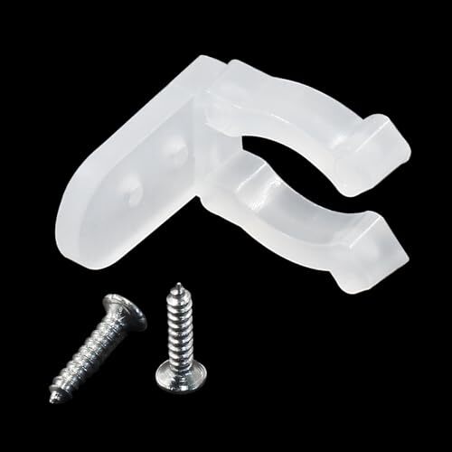 100 pcs 3/8" LED Rope Light Clips Holder Neon Led Rope Clips for ...