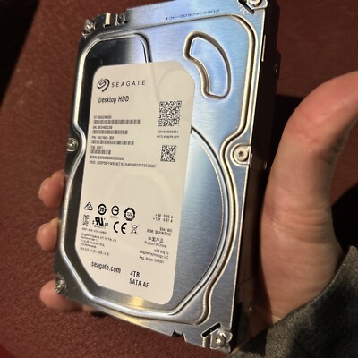 Seagate ST4000DM000 4TB 5900RPM SATA 6.0Gb/s Hard Drive, Zeroed, No Bad ...