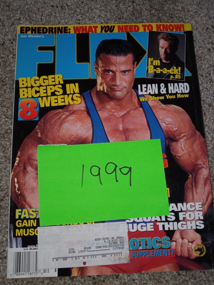 (12) 1999 FLEX muscle/fitness magazines | eBay