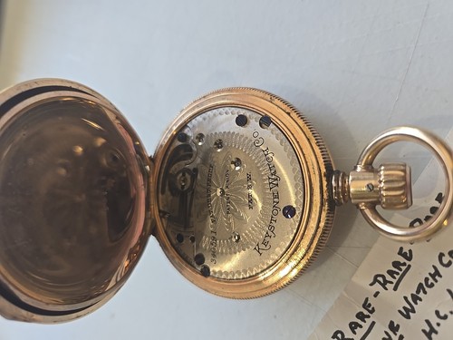Rare keystone Pocket watch company Gold Standard 3 acorns and clover ...