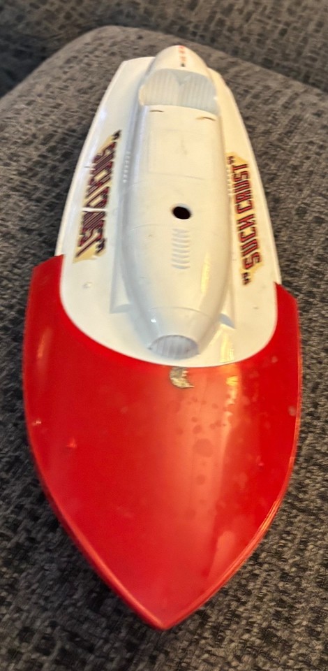VINTAGE 14" PLASTIC MODEL OF SUCH CRUST HYDROPLANE | eBay
