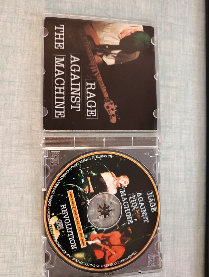 Cd Rage Against The Machine RATM Live Révolution 1993 Rare No Vinyl Kts ...