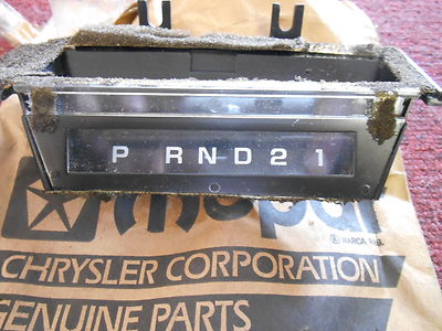 Mopar Gear Shift Indicator - NOS - 1980's - P/N 4220096 | eBay
