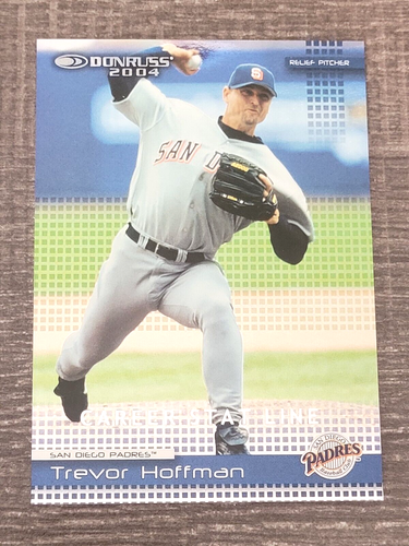2004 Donruss Trevor Hoffman Career Stat Line #356 San Diego Padres /278 ...