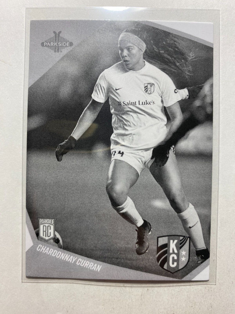 2022 Parkside NWSL - Black & White #133 Chardonnay Curran (RC) for sale ...