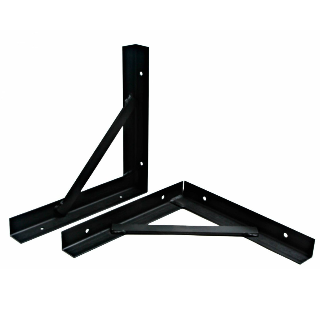REINFORCED Steel GALLOWS BRACKETS 50 x 50 Angle Iron 4 Sizes Made in UK ...