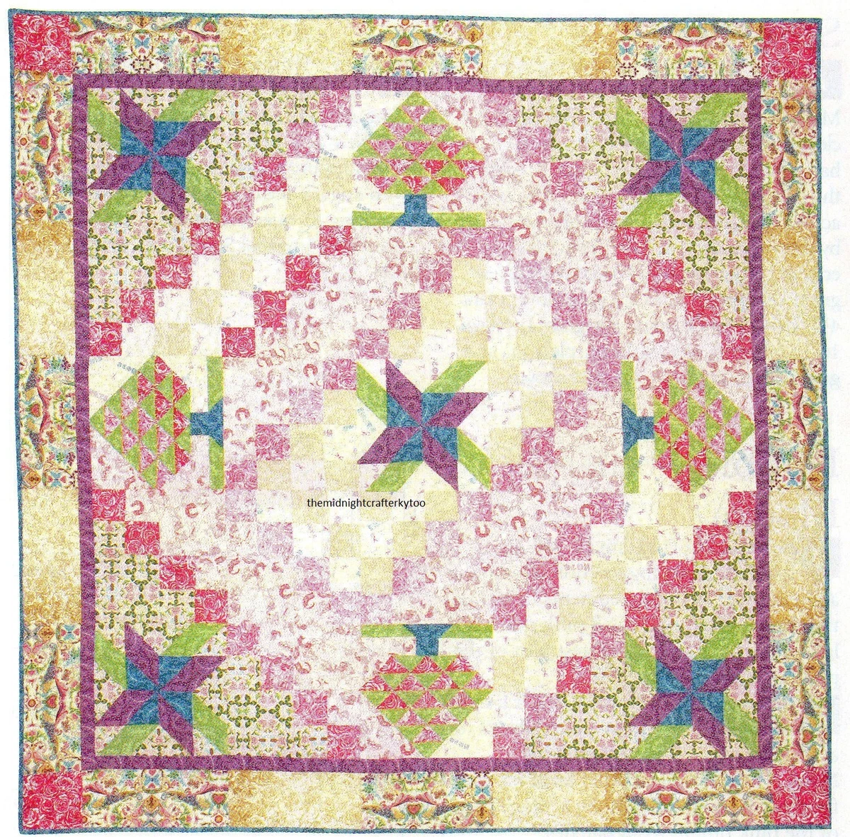 Nana S Flower Garden Quilt Pattern | Best Flower Site
