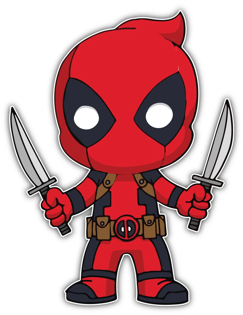 Deadpool Weapons Drawing