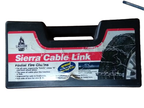 New Tire Chains Sierra Cable Link #1938 Fits 14, 15. 16, 17 Check Tire Sizes | eBay