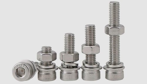 M4 M5 M6 304 Stainless steel Inner hexagon Screws bolt nut flat/spring ...